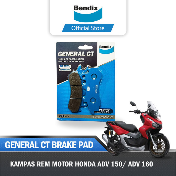 Jual Bendix Kampas Rem Cakram Brake Pad Motor Honda ADV 150, ADV 160 - Depan+Belakang | Shopee ...