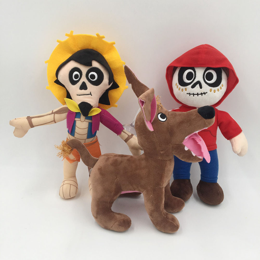 Jual 28-30CM Disney Movie Coco Figurine Toy Decor Miguel Hector Dante ...
