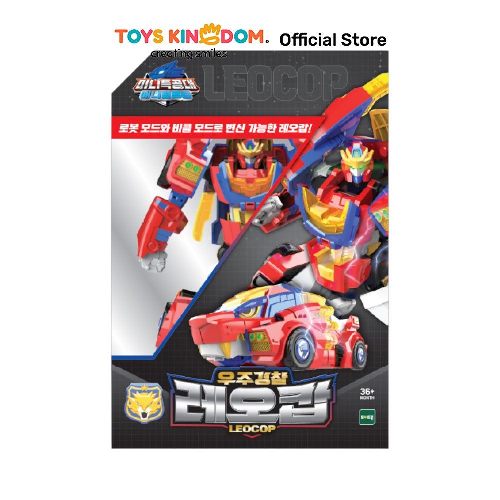 Jual Toys Kingdom Miniforce Robot Leo Cop Space Police S4 Toys Kids Toy ...