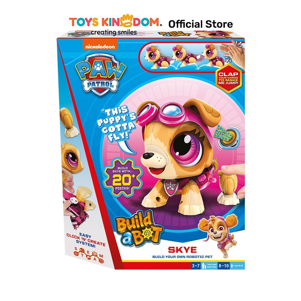 Jual Toys Kingdom Nickelodeon Build A Bot Paw Patrol Skye Kids Toy Figure Robot Interaktif ...