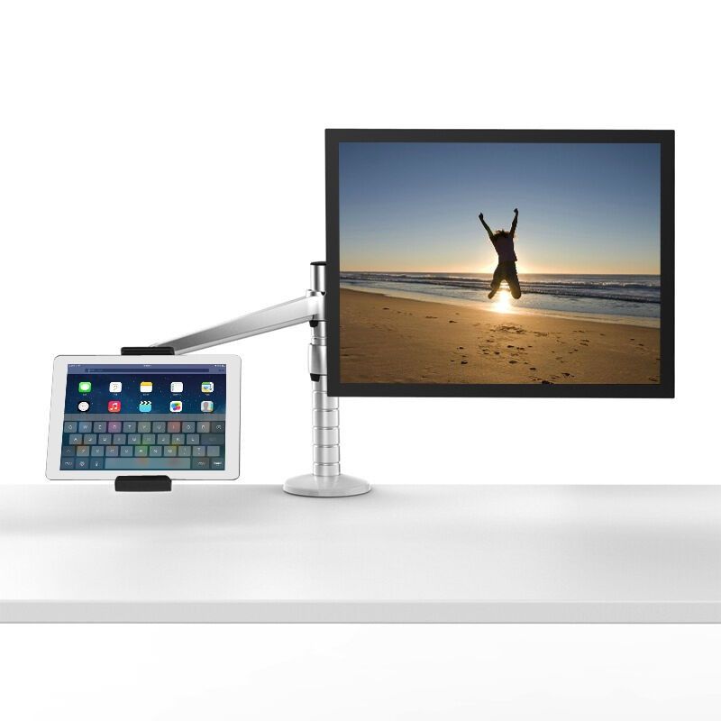 Jual OA-8Z Height Adjustable Double Arm 27 inch Monitor Holder+ Double ...