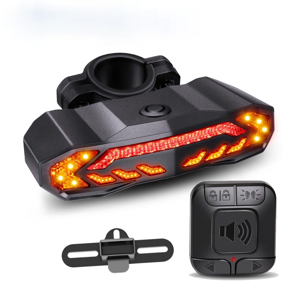 Jual Smart Bicycle Alarm with Remote Waterproof Anti-Theft Bike ...