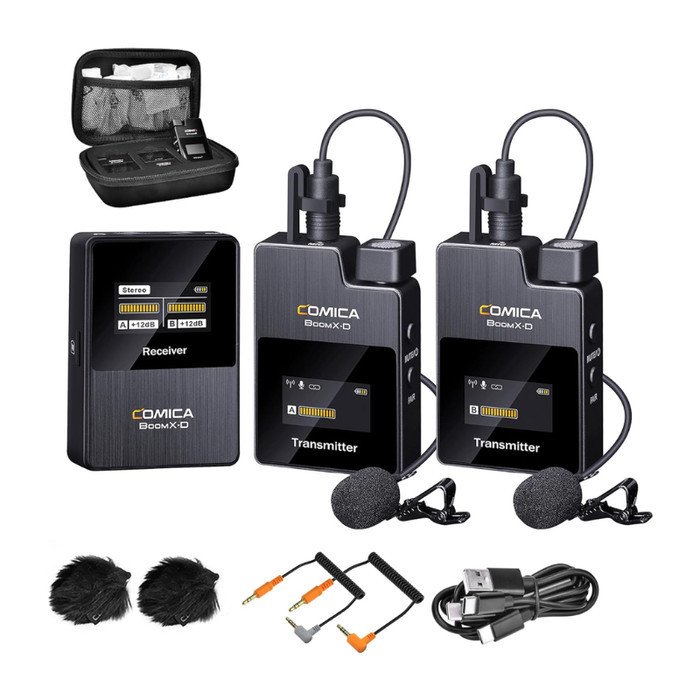 Jual Comica BoomX-D Pro D2 2.4GHZ Dual-channel Wireless Lapel ...