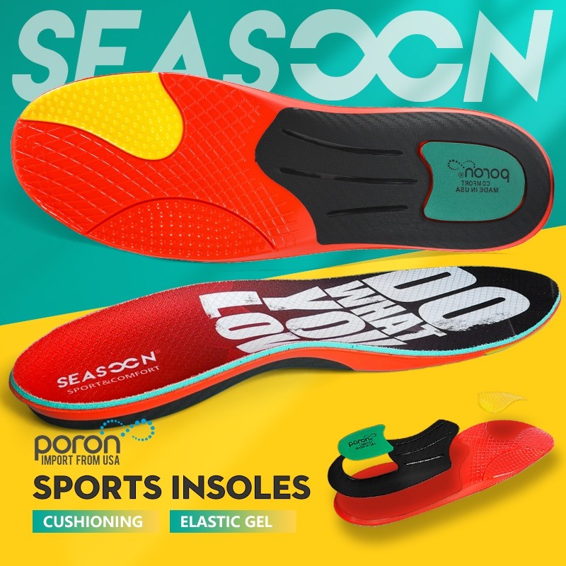 Jual Sol sepatu olahraga Poron+PU+mesh+Gel bantalan sepatu penyerap guncangan bantalan sepatu ...