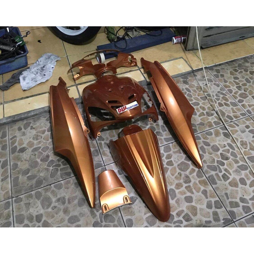 Jual Full Body Alus Yamaha Mio Lama Sporty Custom Variasi Warna Coklat ...