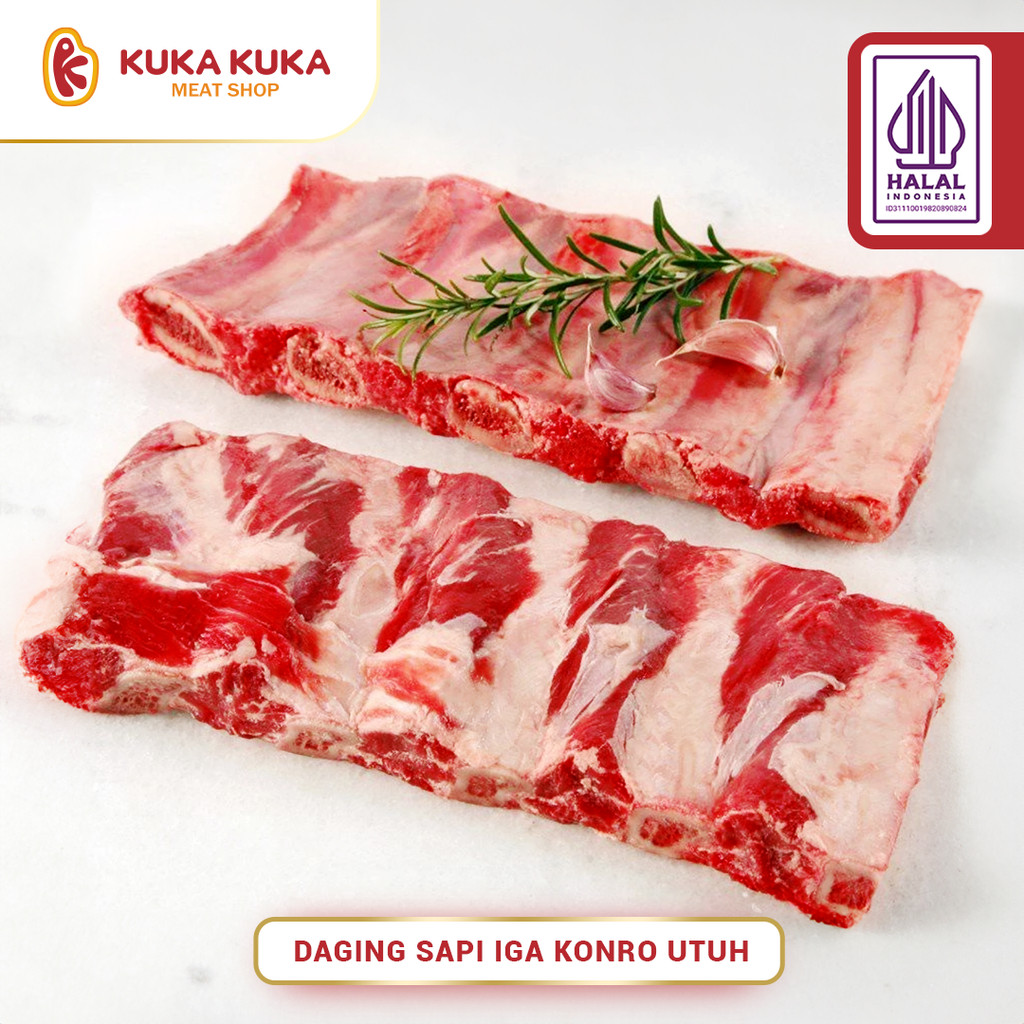 Jual Back Ribs / Konro / Daging Sapi Iga Konro Utuh / Potongan (Qty. 1 ...