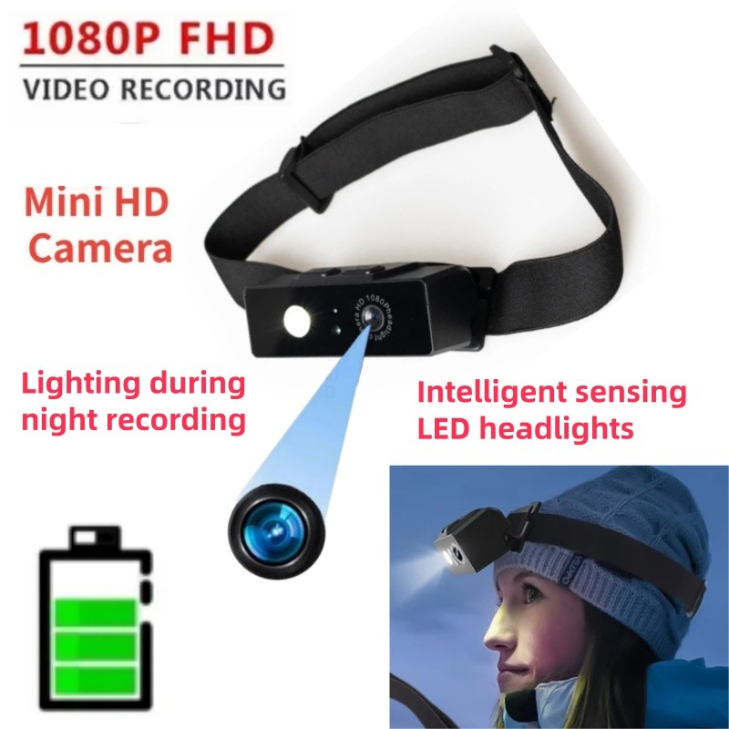 Jual 1080P HD First Perspective Action Cam Headlight Sports Camera Wave ...
