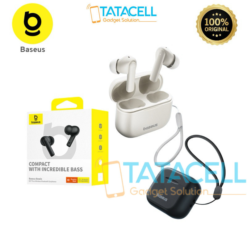 Jual BASEUS Bowie E17 Headset Bluetooth TWS Earphone Bass ENC Noise Cancelling Original | Shopee ...