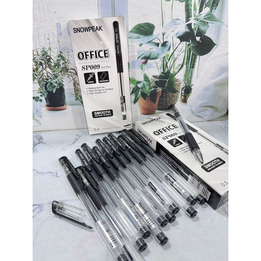 Jual (12pc) pen gel murah/gel pen hitam/bolpen gel termurah/pen murah ...
