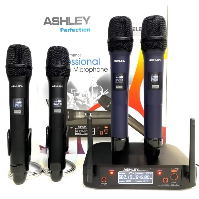 Jual Mic Wireless ASHLEY / Microphone Ashley Perfection Original Free ...
