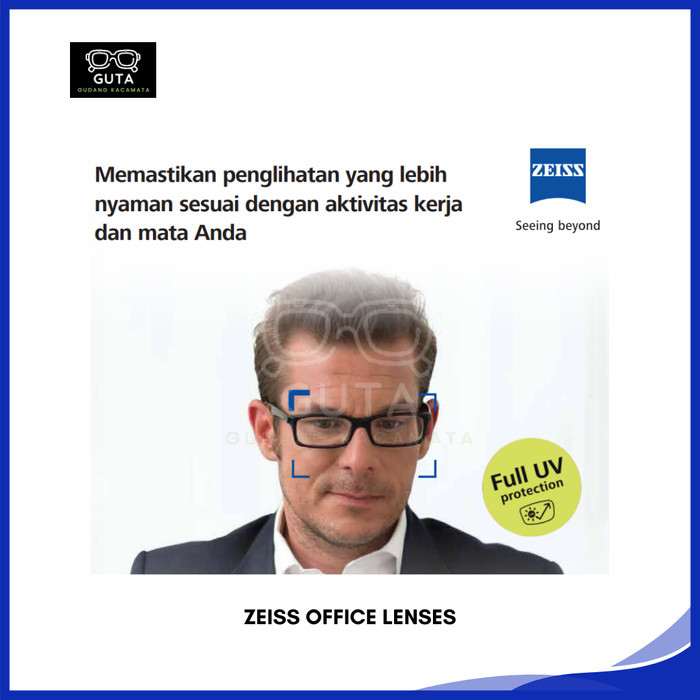 Jual Lensa Kacamata Zeiss Progresif Office Lens Plus Short Corridor ...