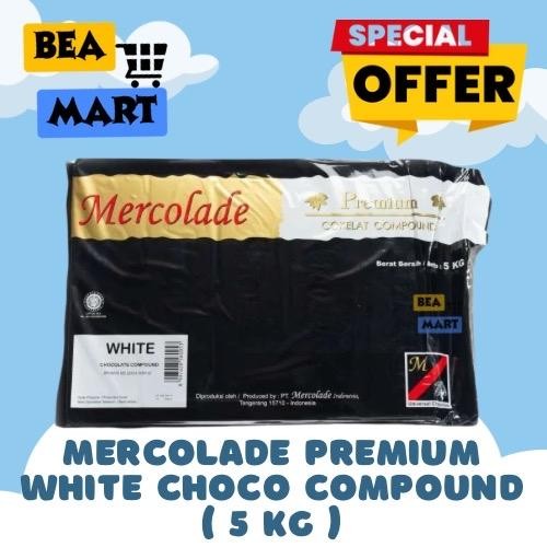 Jual Mercolade Premium WHITE Chocolate Compound 5kg | Coklat Batangan ...