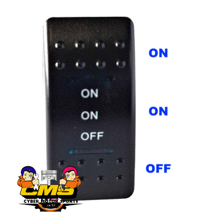 Jual Saklar Headlamp universal sakelar lampu 3 fungsi Rocker Switch ...