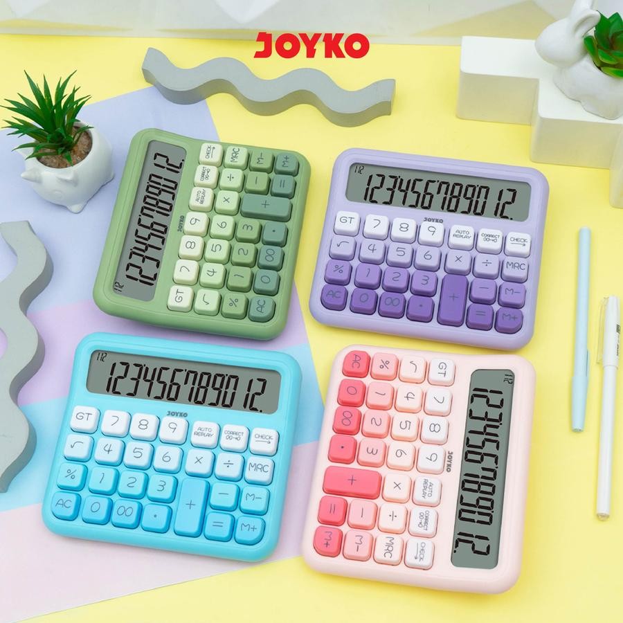 Jual Kalkulator Rainbow JOYKO CC 63DCO - Calculator Pastel Tombol ...