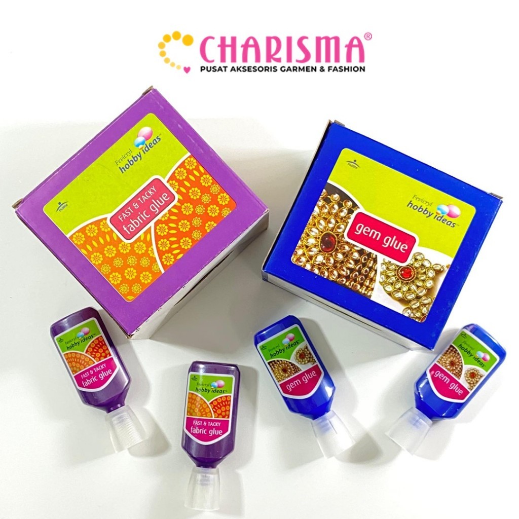 Jual Charisma Gem Glue Lem aksesoris / lem crystal - lem payet - lem ...