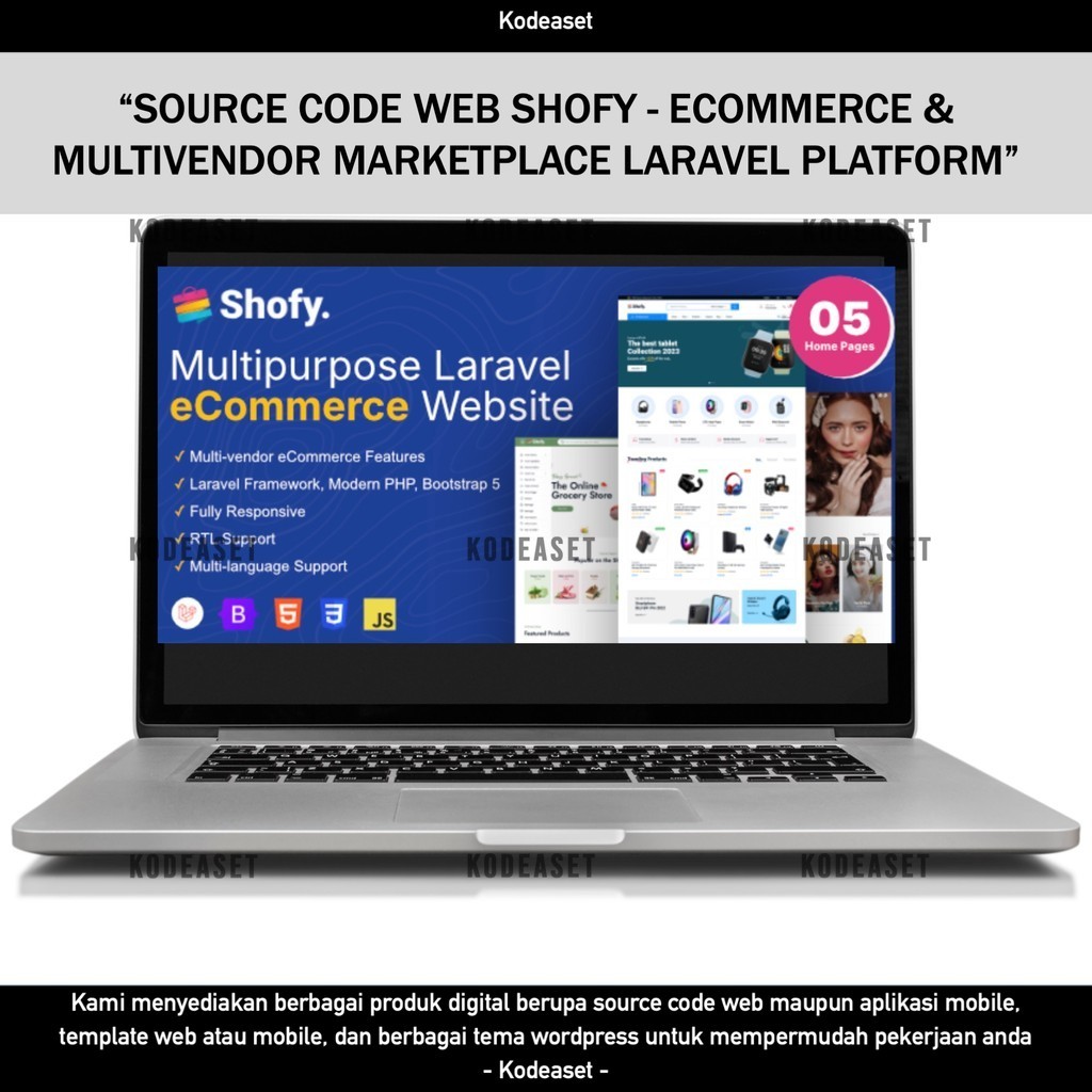 Jual SOURCE CODE APLIKASI WEB SHOFY - ECOMMERCE & MULTIVENDOR ...