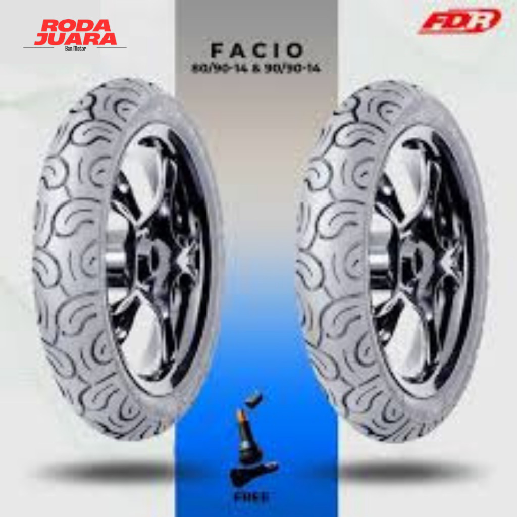Jual BAN FDR RING 14 80/90 90/90 FACIO SATUAN/SEPASANG BAN TUBELES ...