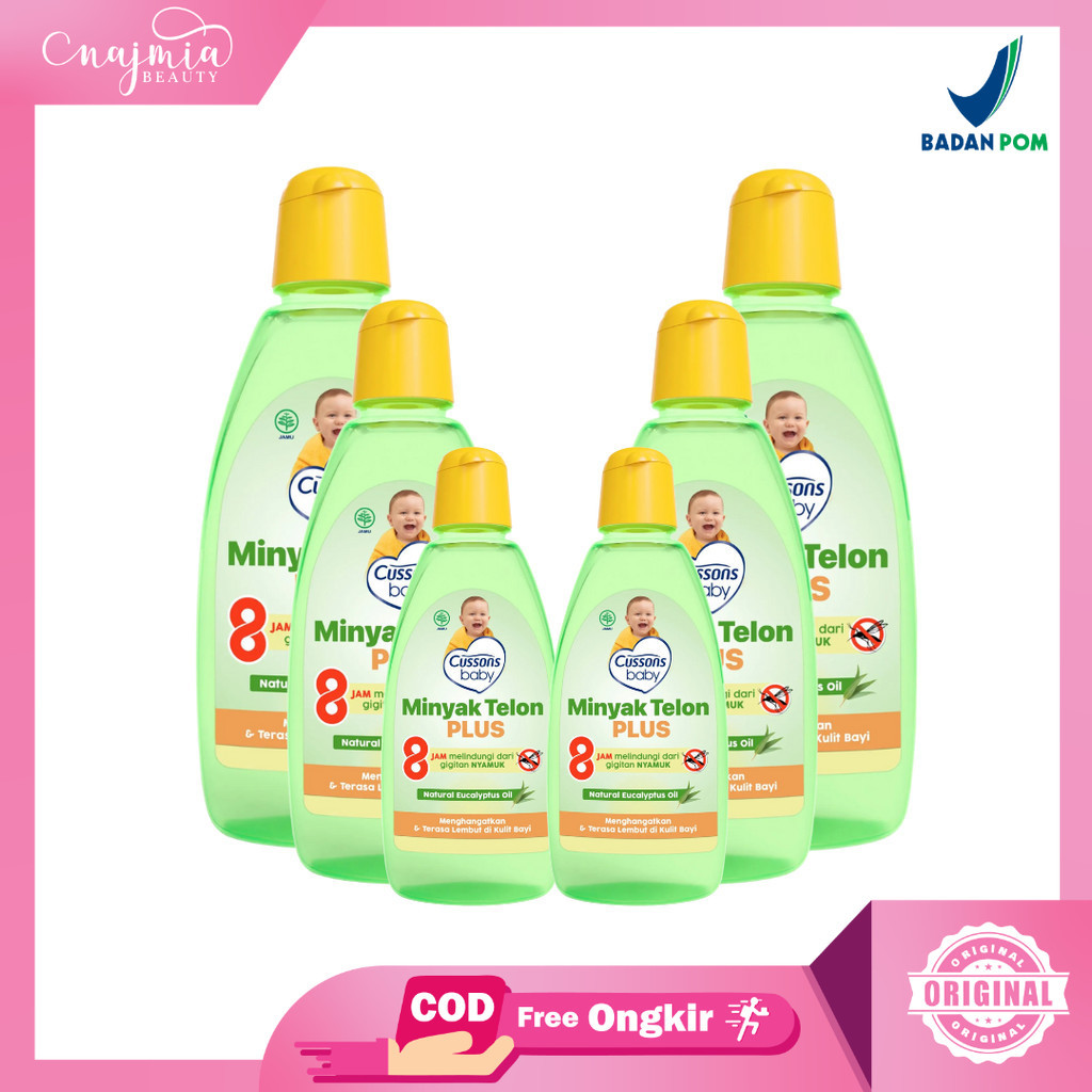 Jual Cussons Baby Telon Oil / Minyak Telon Plus 60Ml Anti Nyamuk ...