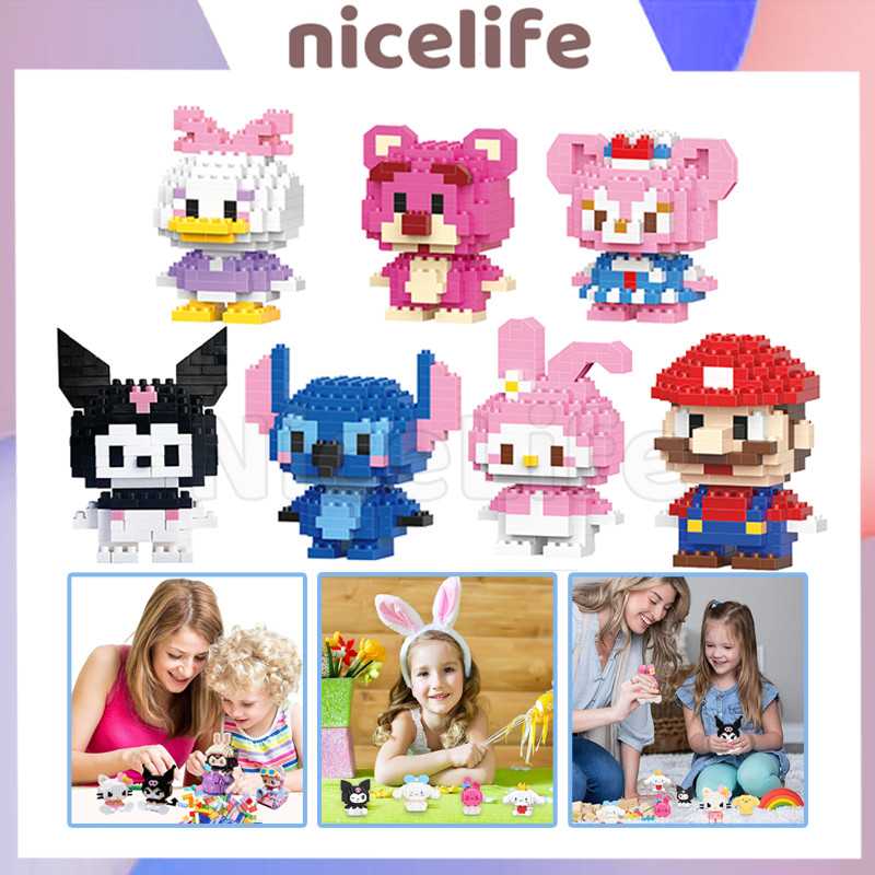 Jual Nano Block Toy Model Diy Bricks / Nano Block / Kartun Mainan Balok Susun Edukasi Anak ...