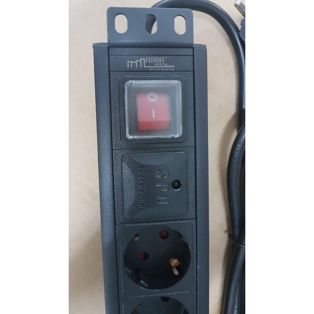 Jual Abba PDU 8 Outlet / Power Distribution Unit 8 Hole 16A ABBA-RACK ...