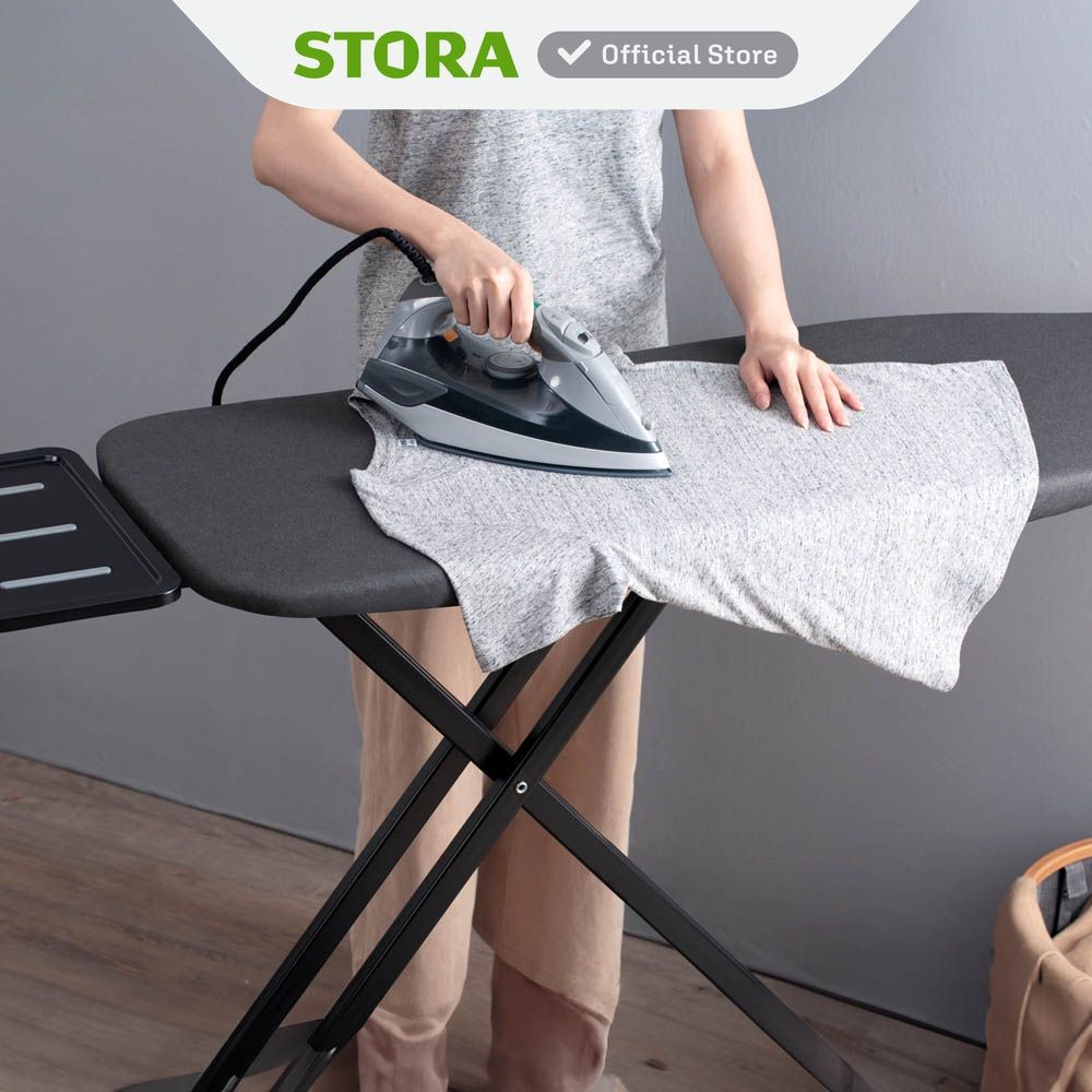 Jual Stora 145X38X91 cm Meja Setrika Lipat Square Tube - Hitam Papan ...