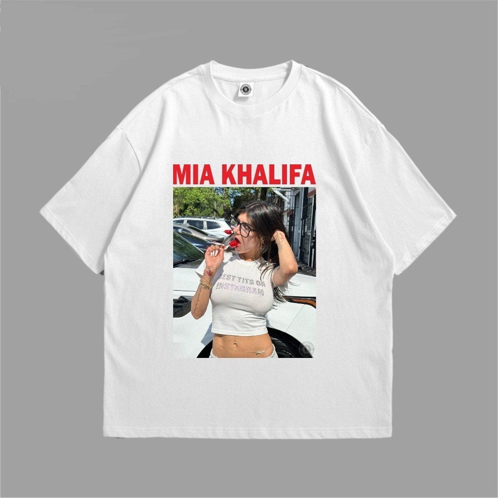Jual Tshirt Mia Khalifa Lolipop Vintage Kaos Plesetan Mayhem | Shopee ...