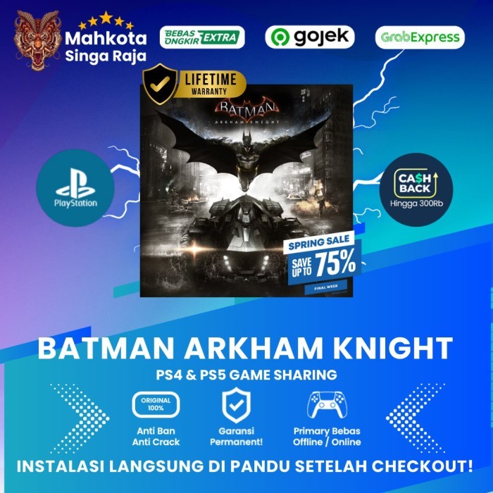 Jual Batman Arkham Knight - PS4, PS5 Game Sharing | Shopee Indonesia