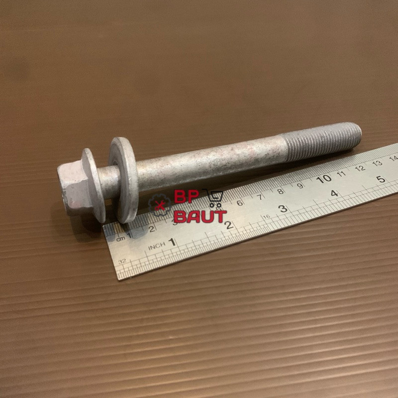 Jual BAUT TOPI BAJA/BAUT FLANGEBOLT BAUT ORIGINAL MOBIL M 12x130 KUNCI ...