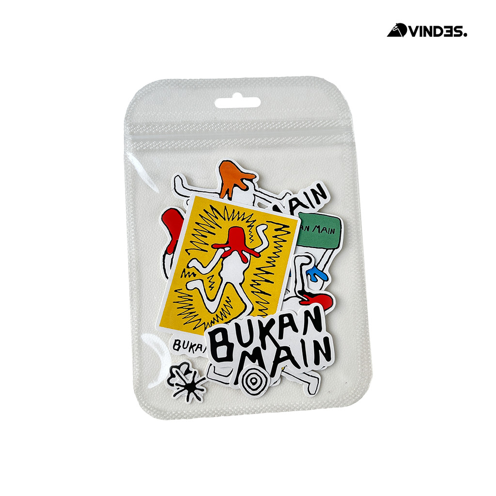 Jual Vindes Store - Sticker - Sticker Bukan Main | Shopee Indonesia