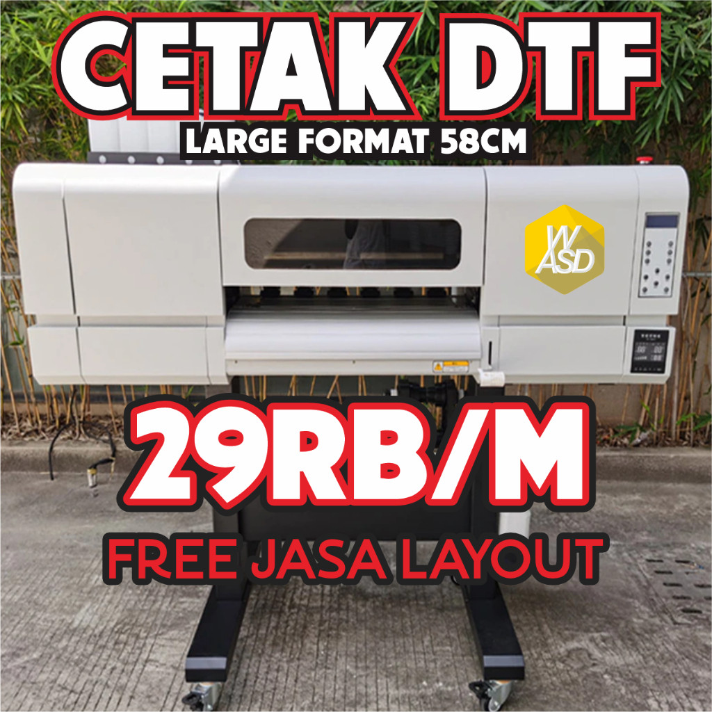 Jual JASA CETAK DTF / PRINT DTF METERAN ECERAN LARGE FORMAT salsabila custom | Shopee Indonesia