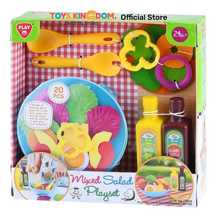 Jual Toys Kingdom Playgo Playset Mixed Salad 3028 Toys Kids Toy Set ...