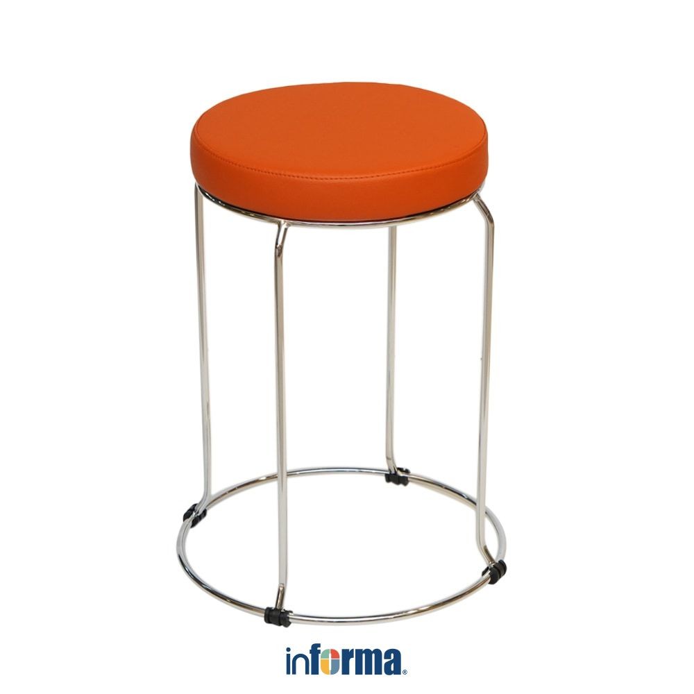 Jual Informa Neo Titans Bangku Kulit - Orange Multipurpose Stool Bangku ...