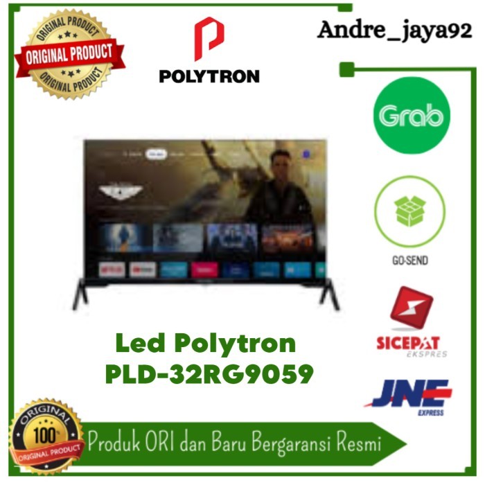 Jual Led Google Tv 32 Inch Polytron Hd Ready PLD-32RG9059 | Shopee Indonesia