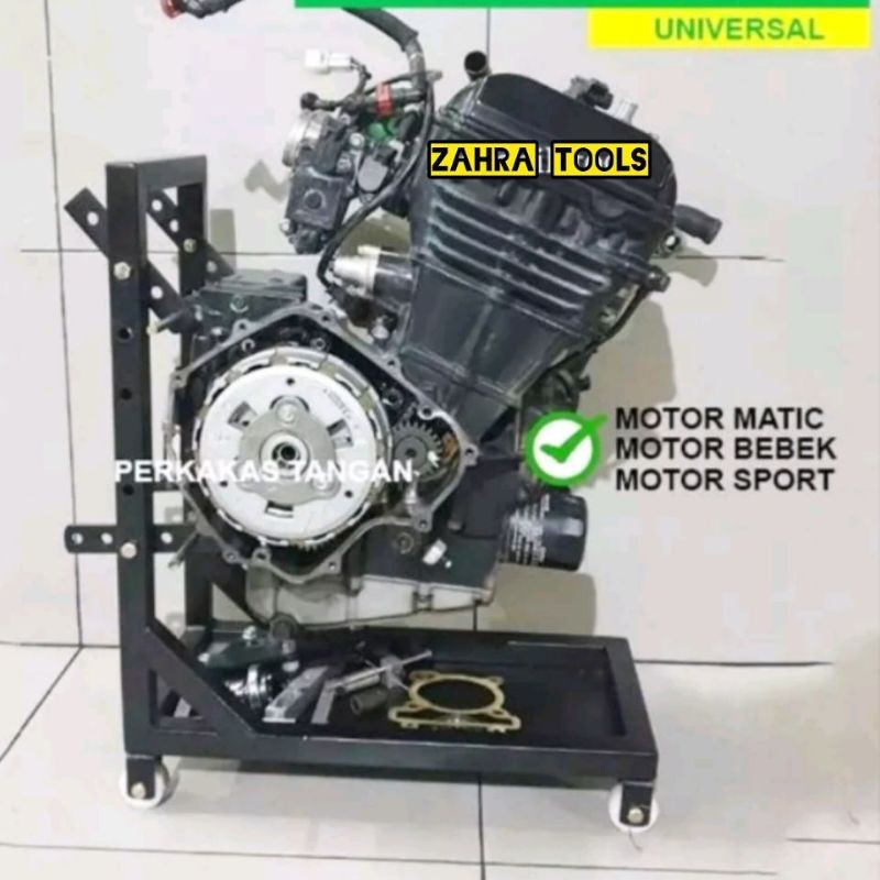 Jual Engine Stand Motor Universal Alat dudukan semua mesin motor engine ...