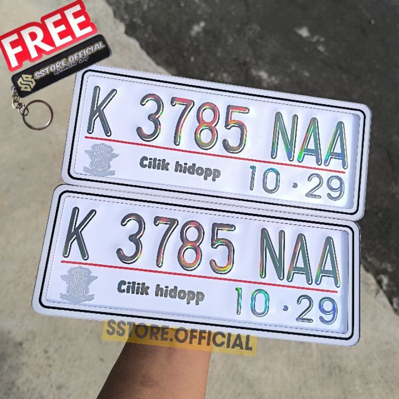 Jual CUSTOME PLAT NOMOR MOTOR AKRILIK VARIASI BAHAN TEBAL MURAH By ...