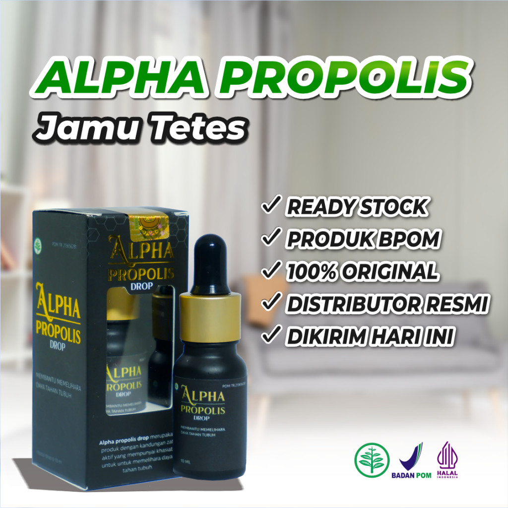 Jual Alpha Propolis/AlphaPropolis jamu tetes Herbal Penambah Daya Tahan ...