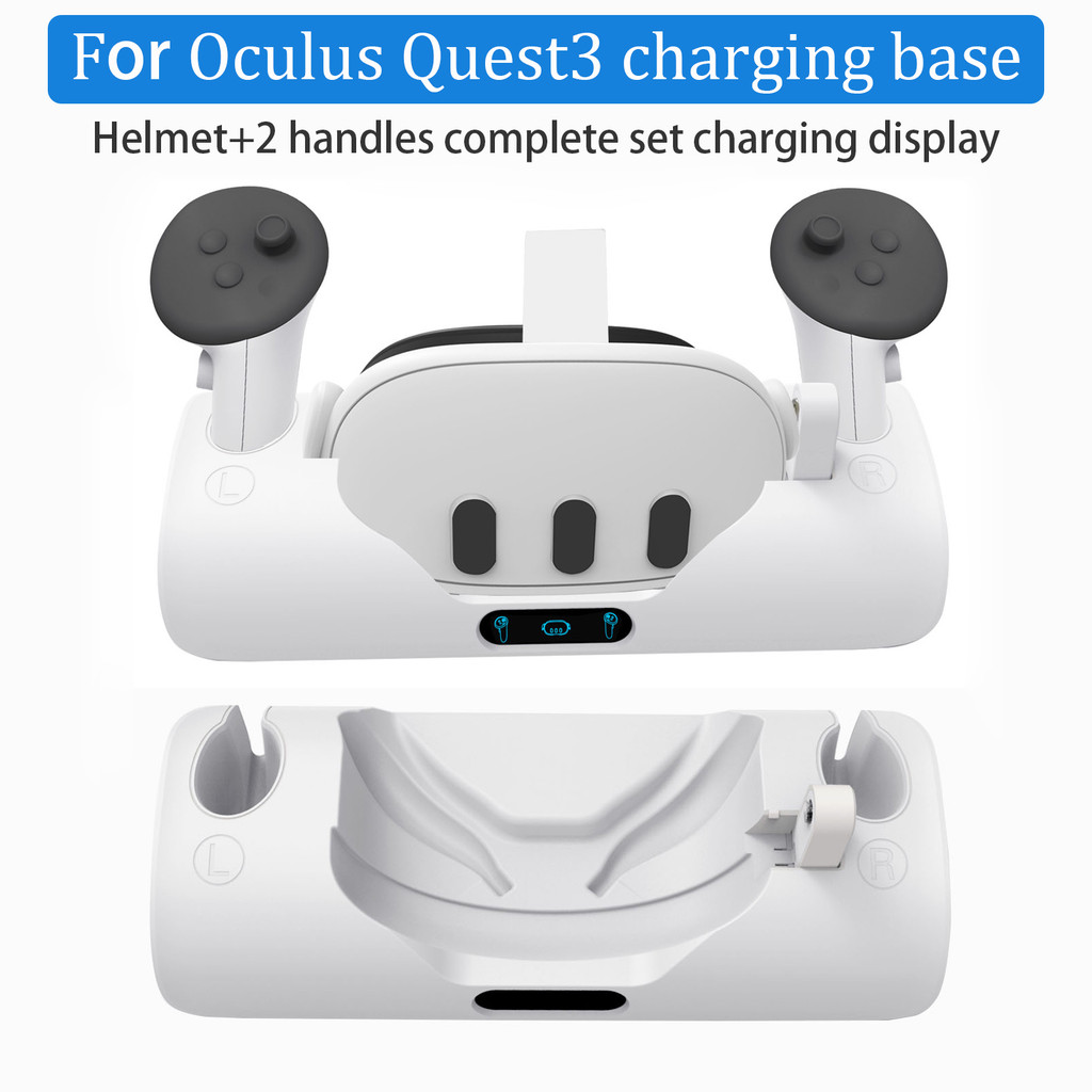Jual FOR Oculus Quest3 charging base with display light VR helmet and ...