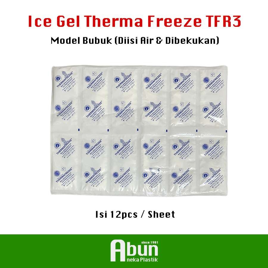 Jual Therma Freeze (Ice Replacement) @12pcs / Sheet | Shopee Indonesia