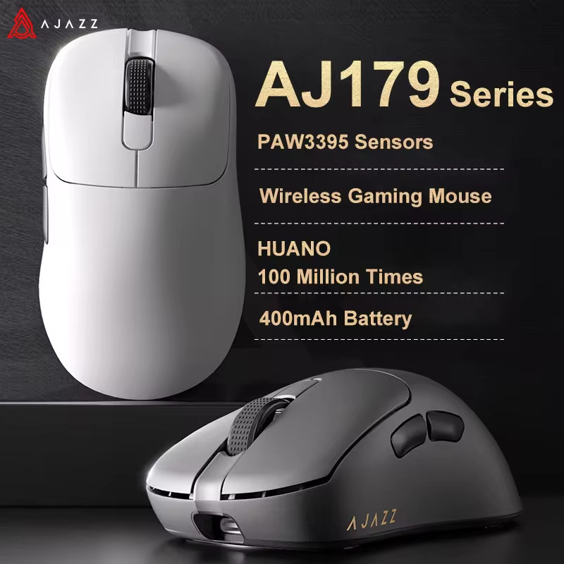 Jual AJAZZ AJ179 PRO PAW3395 Lightweight Wired Wireless Mouse with ...