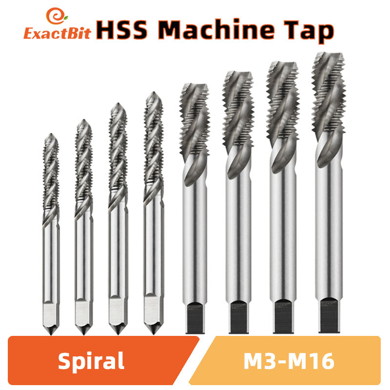 Jual High Quality HSS Machine Plug Tap Metric Screw Tap Drill Thread ...