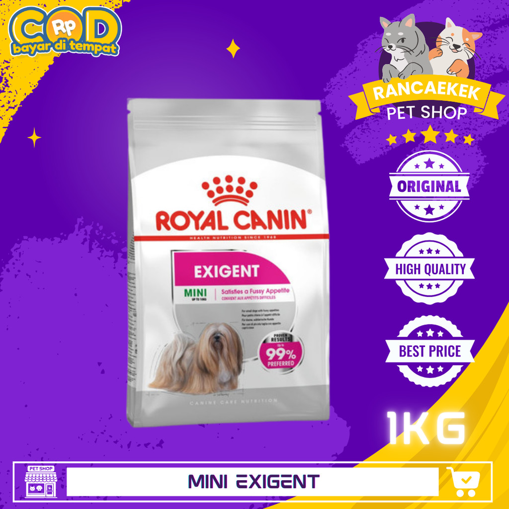 Jual ROYAL CANIN Mini Exigent Picky Eater 1 Kg | Shopee Indonesia