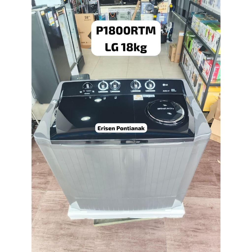 Jual Mesin Cuci 2 Tabung LG 18 Kg P-1800-RTM | Shopee Indonesia