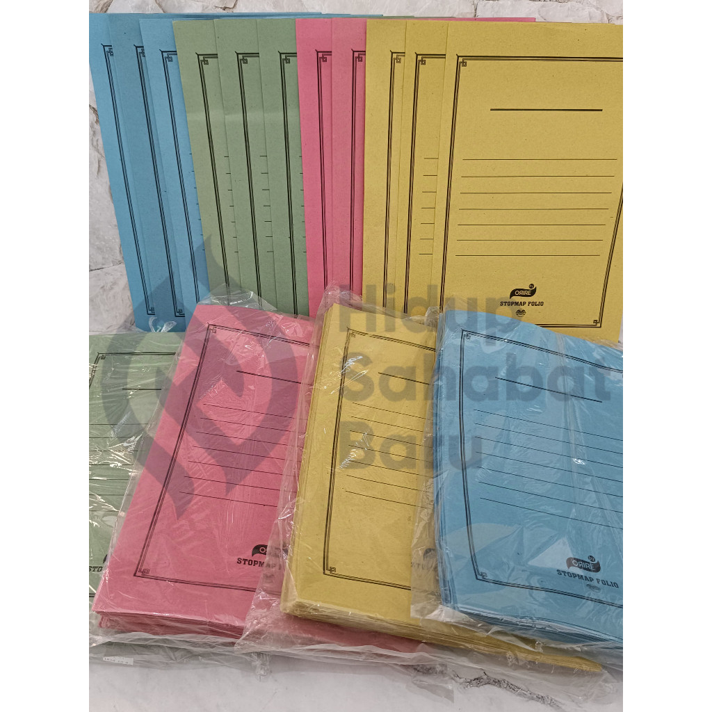 Jual SATU PACK ( 50 BIJI ) StopMap Kertas Folio | Shopee Indonesia