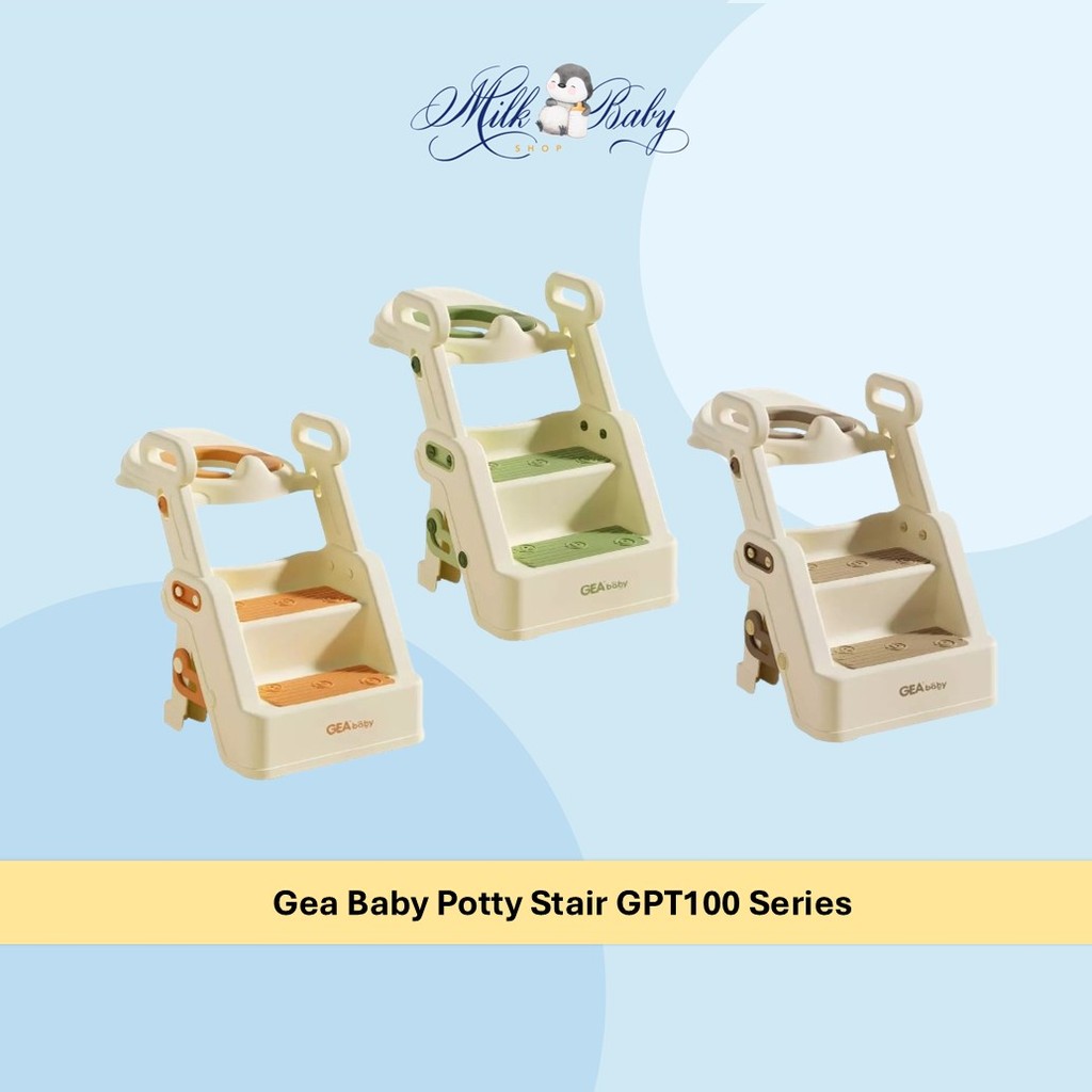 Jual Gea Baby Potty Stair GPT100 Foldable Potty Training Ladder Chair Training Seat / Tangga ...