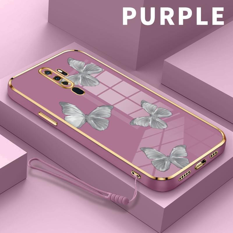 Jual Casing For OPPO A9 2020 A8 A83 A91 A92 A93 A94 A95 A96 A96 5G A98 A9x Case Simple Butterfly ...