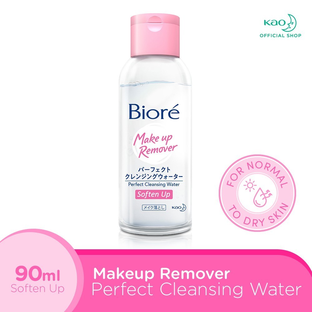 Jual Biore Make Up Remover Micellar Water Soften Up 90 ml | Shopee ...