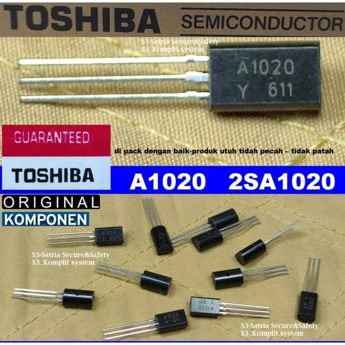Jual transistor A1020 toshiba A 1020 asli 2SA1020 ori ORIGINAL a1020 | Shopee Indonesia