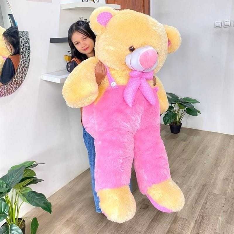 Jual Boneka Jumbo Teddy Bear Beruang 1 Meter boneka beruang jumbo ...