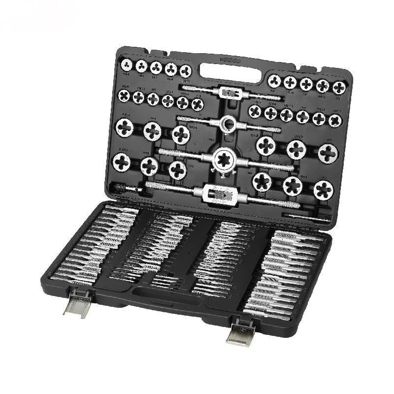 Jual VEVOR Tap and Die Set 40PCs 60PCs 80PCs 110/116PCs Metric or SAE Standard Bearing Steel ...