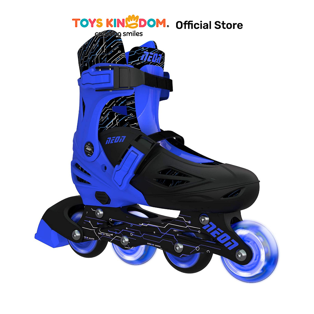 Jual Toys Kingdom Neon Ukuran 34-37 Sepatu Roda - Biru Sepatu Roda ...